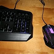 Gaming Keyboard, Rii RK400 Rainbow LED Backlit Wired Gaming Keyboard ...