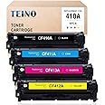 Amazon.com: TEINO Compatible Toner Cartridge Replacement for HP 410A CF410A CF411A CF412A CF413A ...