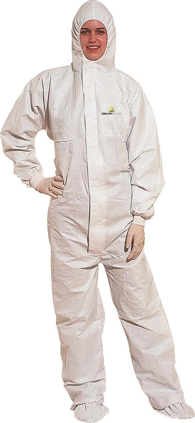Delta Plus Deltaplus DT117 Deltatek 5000 Disposable Overalls with Hood ...