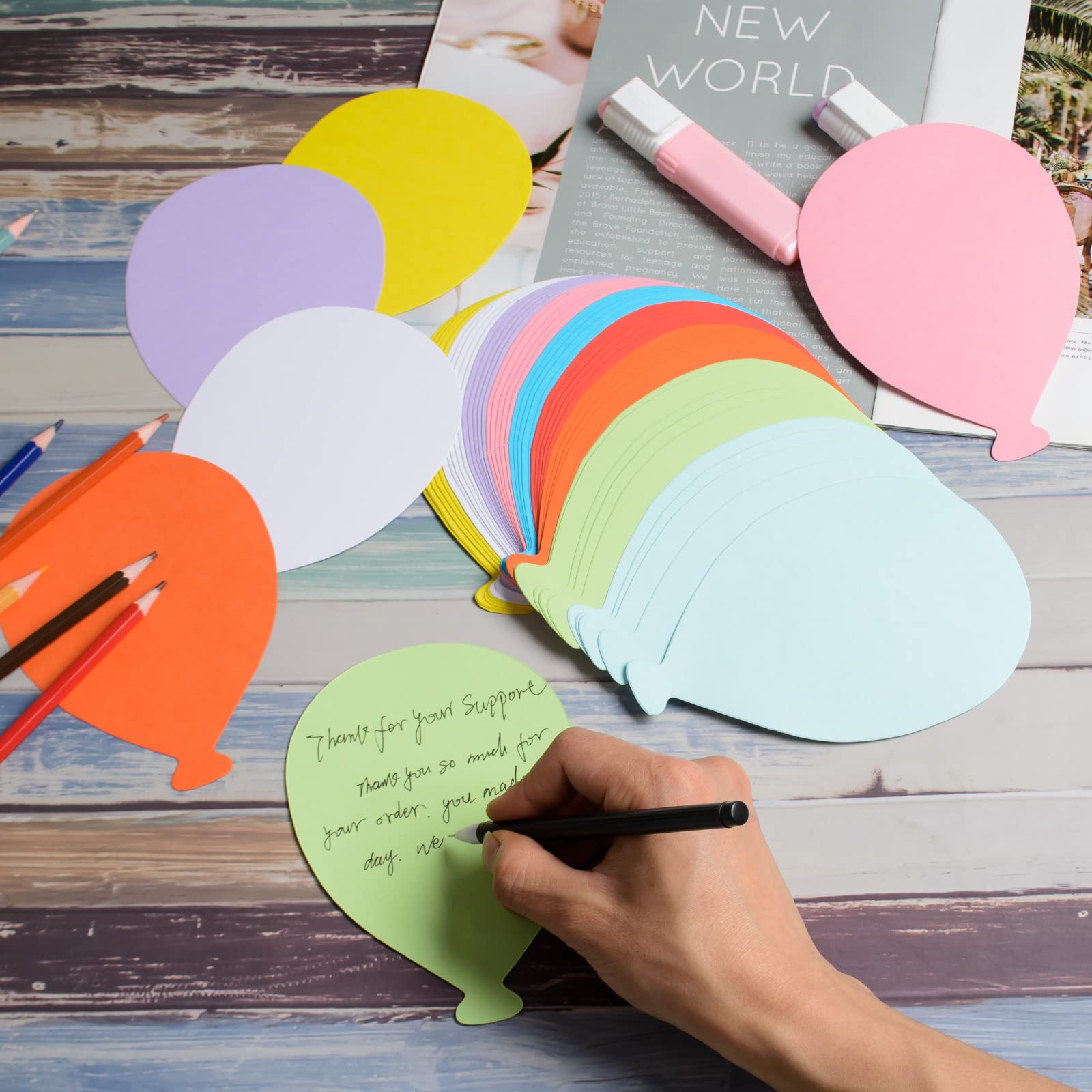 Mua 72 Pcs Balloon Cutouts Paper Cut Outs Assorted Color Balloons ...