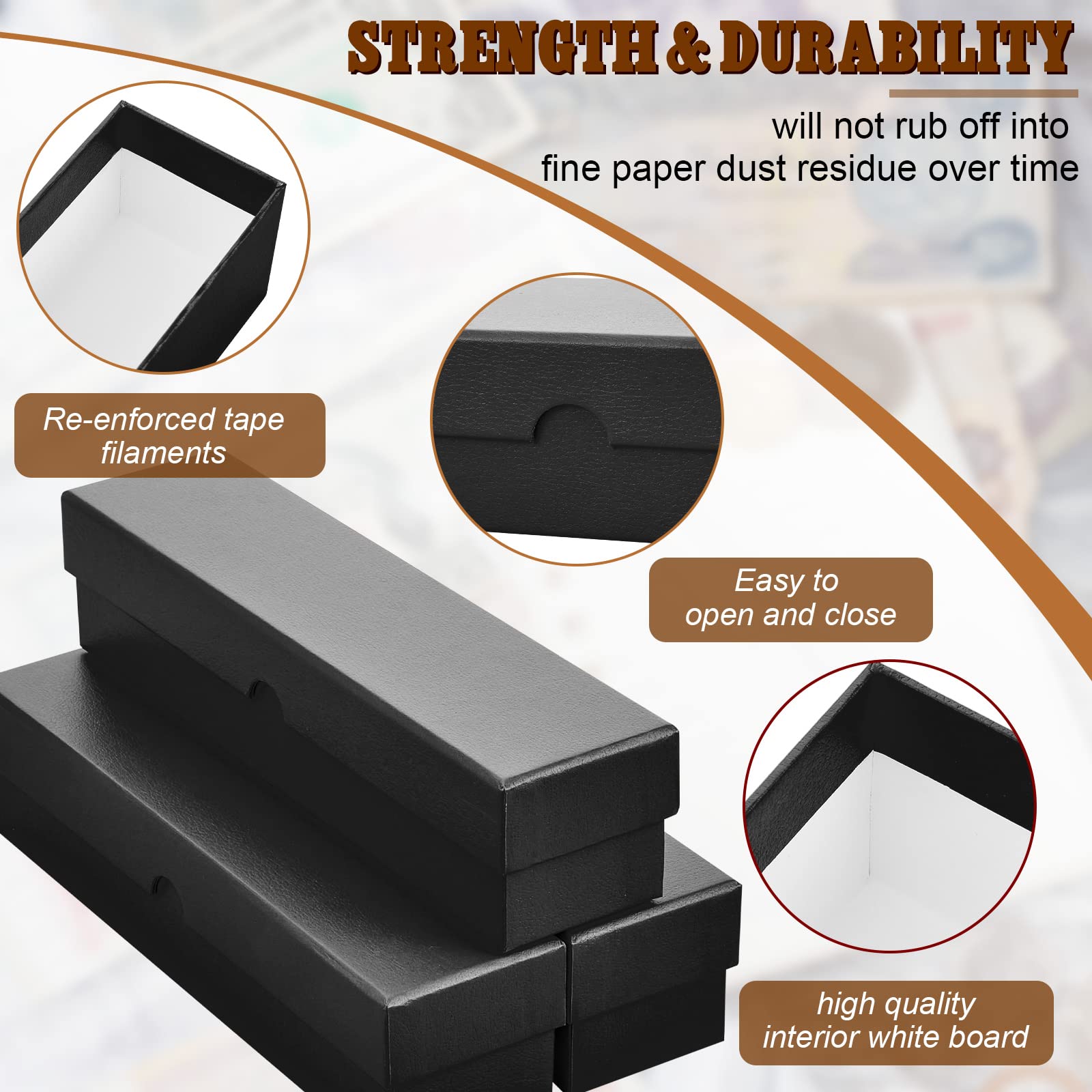 Mua Teling 8 Pcs Coin Storage Box 2x2inch Cardboard Coin Box Coin ...