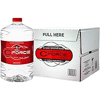 Amazon.com: CForce Natural Artisan Bottled Water, 3 Liter (101.4ml ...
