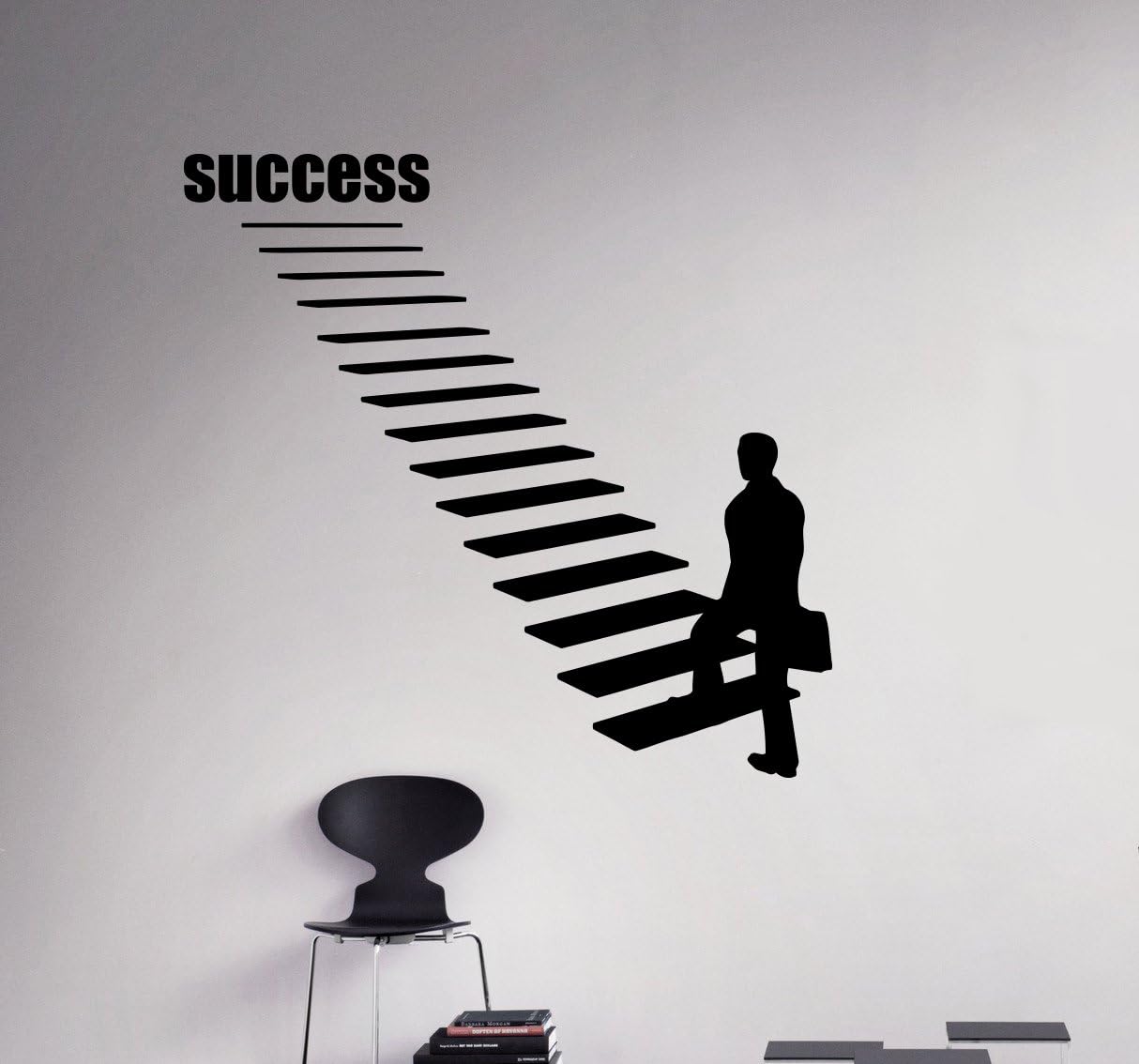 Amazon.com: Success Motivational Career Ladder Wall Decal Vinyl Sticker ...