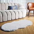 Amazon.com: Latepis Area Rug Accent Rug 2x4 Grey Furry Rug Washable ...
