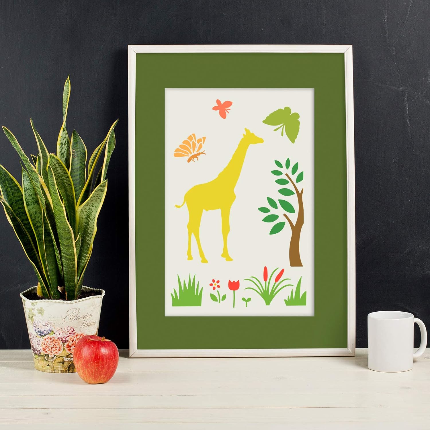 25 Pieces Animal Stencils Spring Flower Stencils Templates Reusable ...