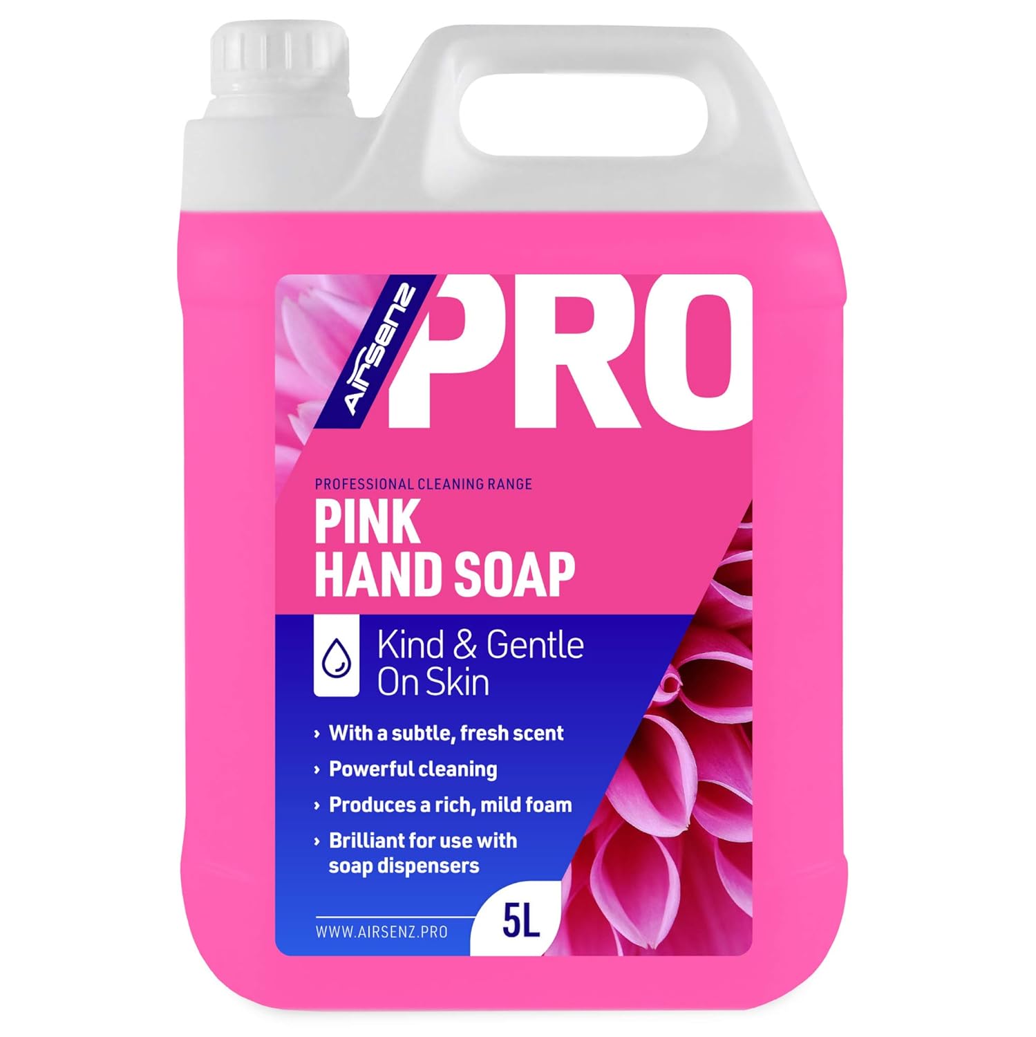 Caring Pink Hand Soap | PH Neutral, Moisturising, High Foam For Bulk ...