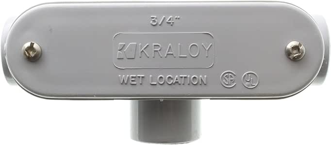 Kraloy T07 PVC Type T Conduit Access LB Fitting W/Cover, 3/4-Inch ...