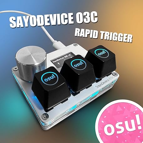 Mua BTXETUEL SayoDevice O3C OSU Keyboard Rapid Trigger Hall Switches ...
