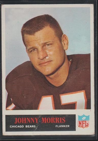 1965 Philadelphia Johnny Morris Bears Football Card #23 at Amazon's ...