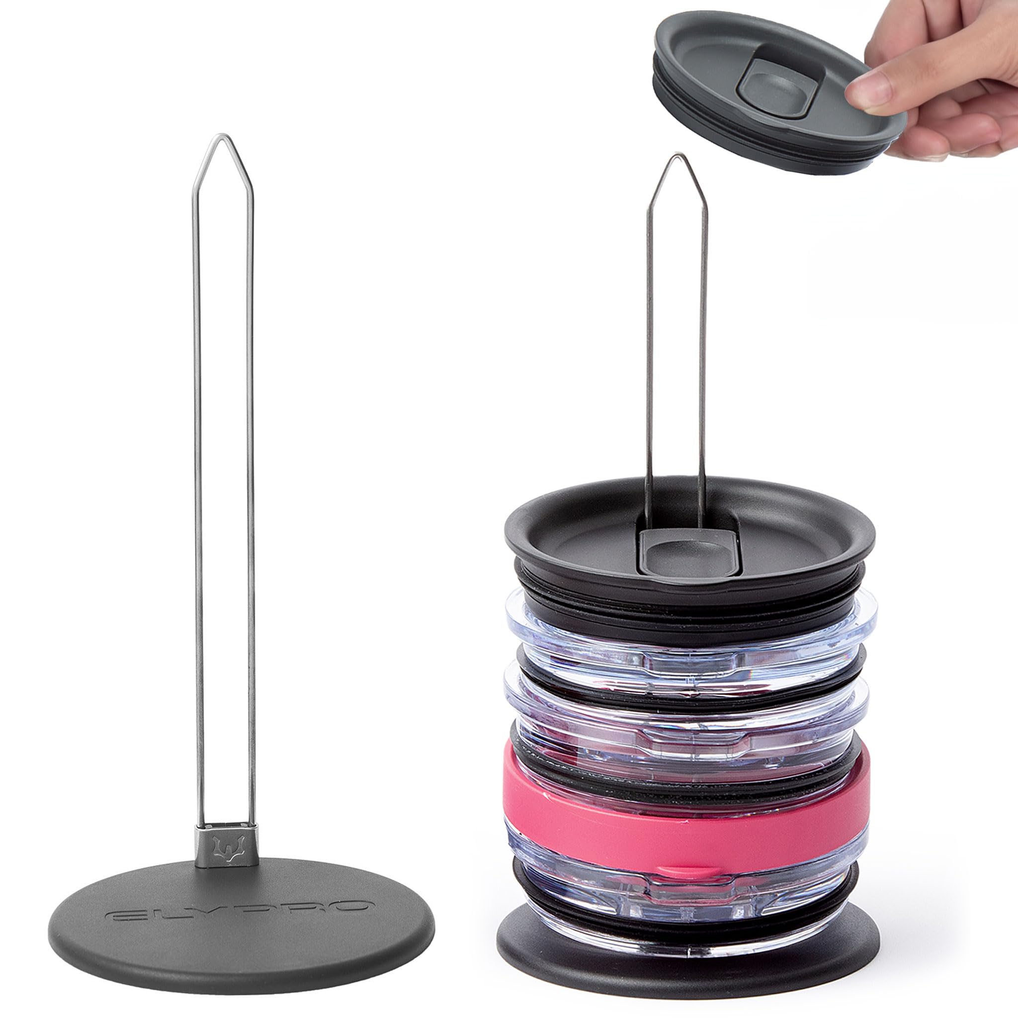 Mua Revolutionary Tumbler Lid Organizer - Space-Saving Design - Slim ...