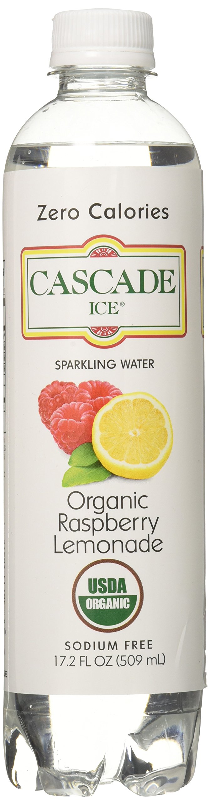 Cascade Ice Organic Sparkling Water, Pomegranate, 17.2 Fluid Ounce (Pack of 12): Amazon.com ...