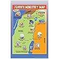 Amazon.com: Bible Posters For Kids - Jesus Ministry Map, 11"x17 ...