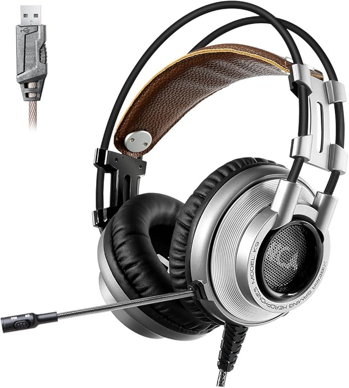 Xiberia USB Gaming Headset PC Gaming Kopfhörer mit: Amazon.de: Computer ...