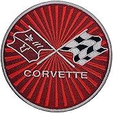 Amazon.com: Corvette Racing Checkered Flags Patch - Iron on sew on Backing P124