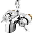 Bathcock Clawfoot Tub Shower Diverter Kit, 3 3/8" Centers, Vintage ...
