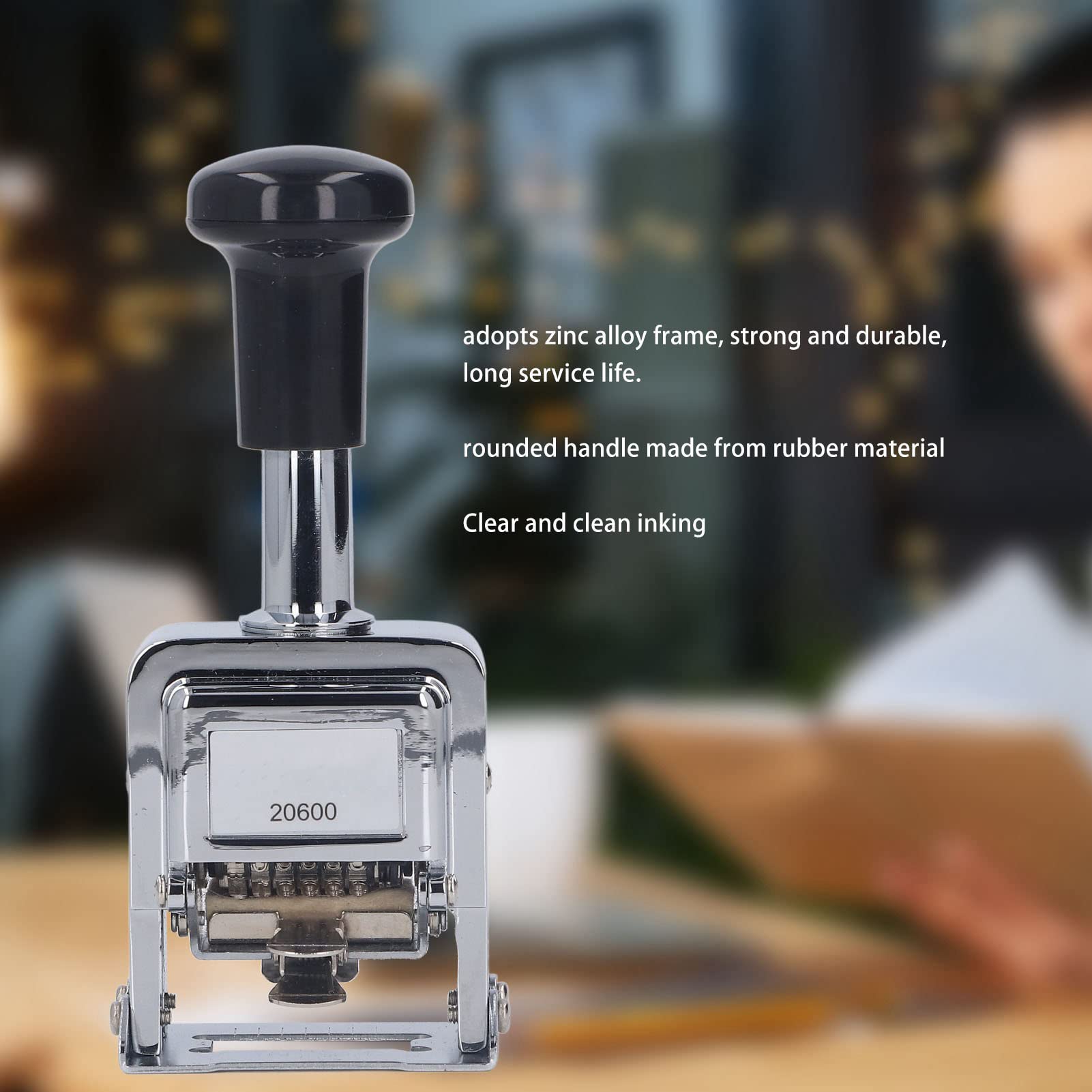 Mua 6 Digits Self Ink Number StampAutomatic Transposition Numbering ...