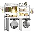Amazon.com: Ulif U6 Clothes Drying Rack, 5-Tier Over Washer and Dryer ...