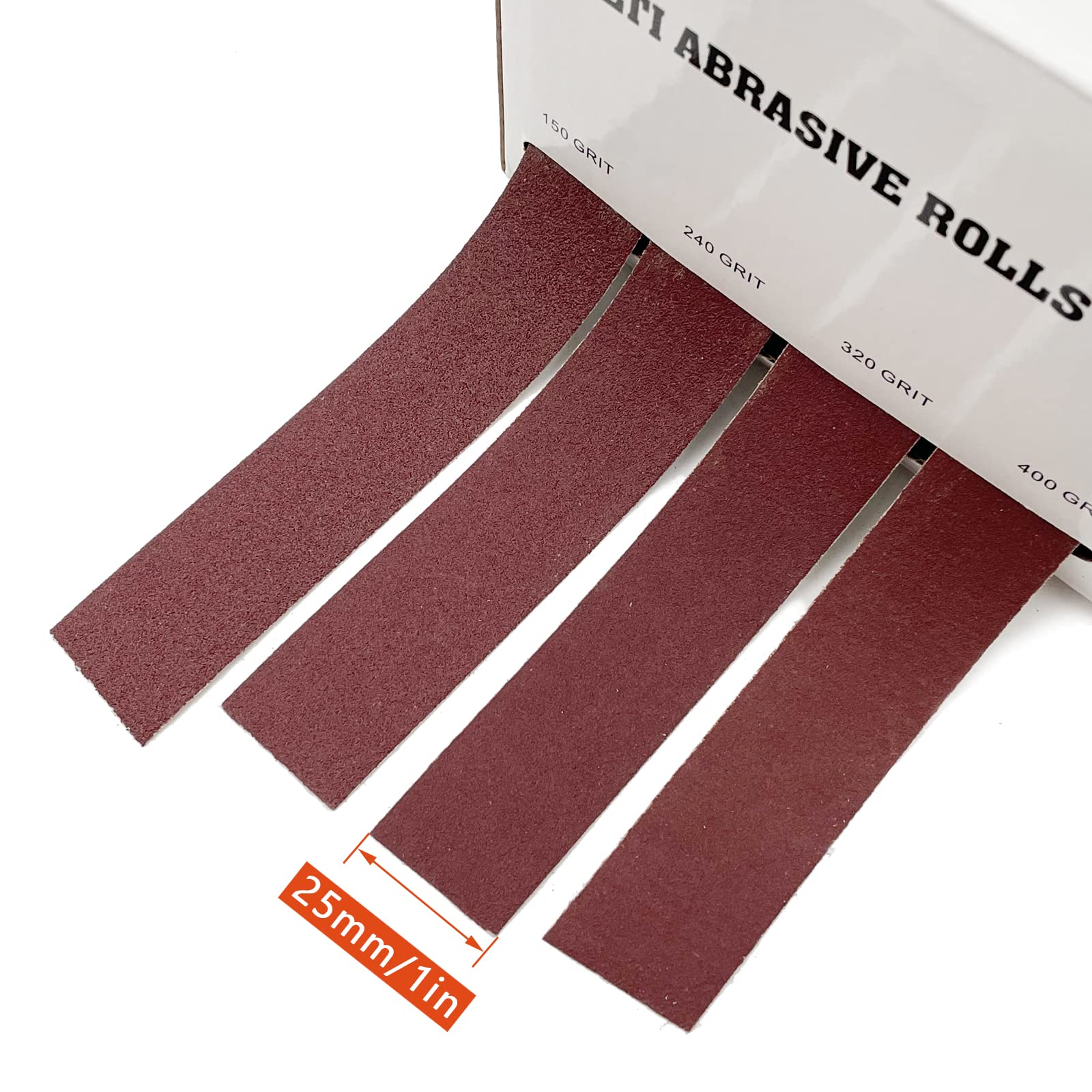 Emery Paper Rolls 5-Grit Emery Cloth Roll Set - 6 Meters Each (150-600 ...