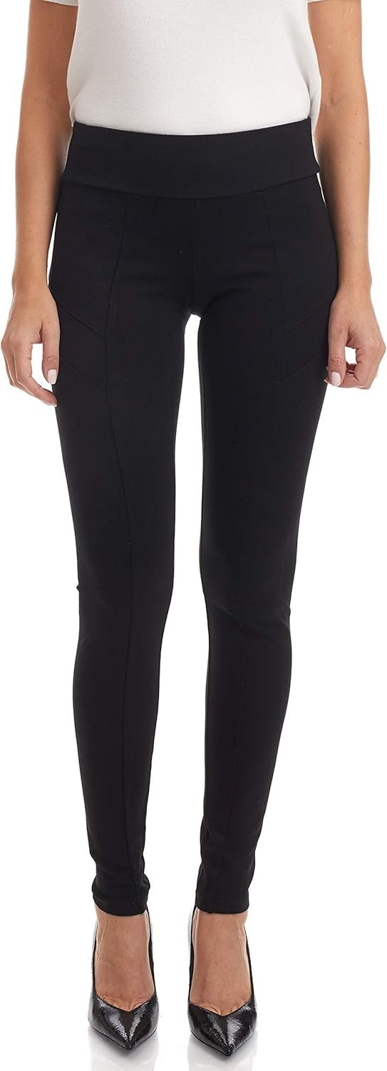 Suko Jeans Womens Pull on Ponte Pants - Skinny Legging - Figure ...
