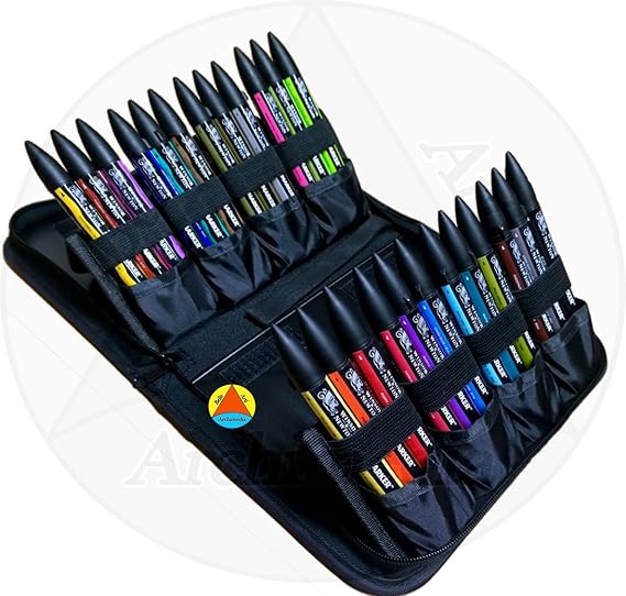 ProMarker Pantone Double Tip Winsor & Newton LETRASET Marker Pens Pack ...