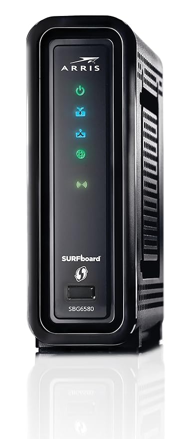 Amazon.com: ARRIS SURFboard SBG6580-RB 8x4 DOCSIS 3.0 Cable Modem ...