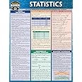 Statistics Laminate Reference Chart: Parameters, Variables, Intervals ...