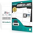Amazon.com : 2x4 Labels Sticker Paper - 250 Address Labels (25 Sheets ...