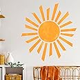 Amazon.com: Sun Wall Decals Sun Decals for Walls Sunshine Wall Stickers ...