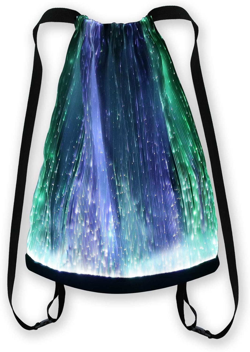 Amazon.com | LED Light up Backpack Glowing Bag For Rave Music Festival ...