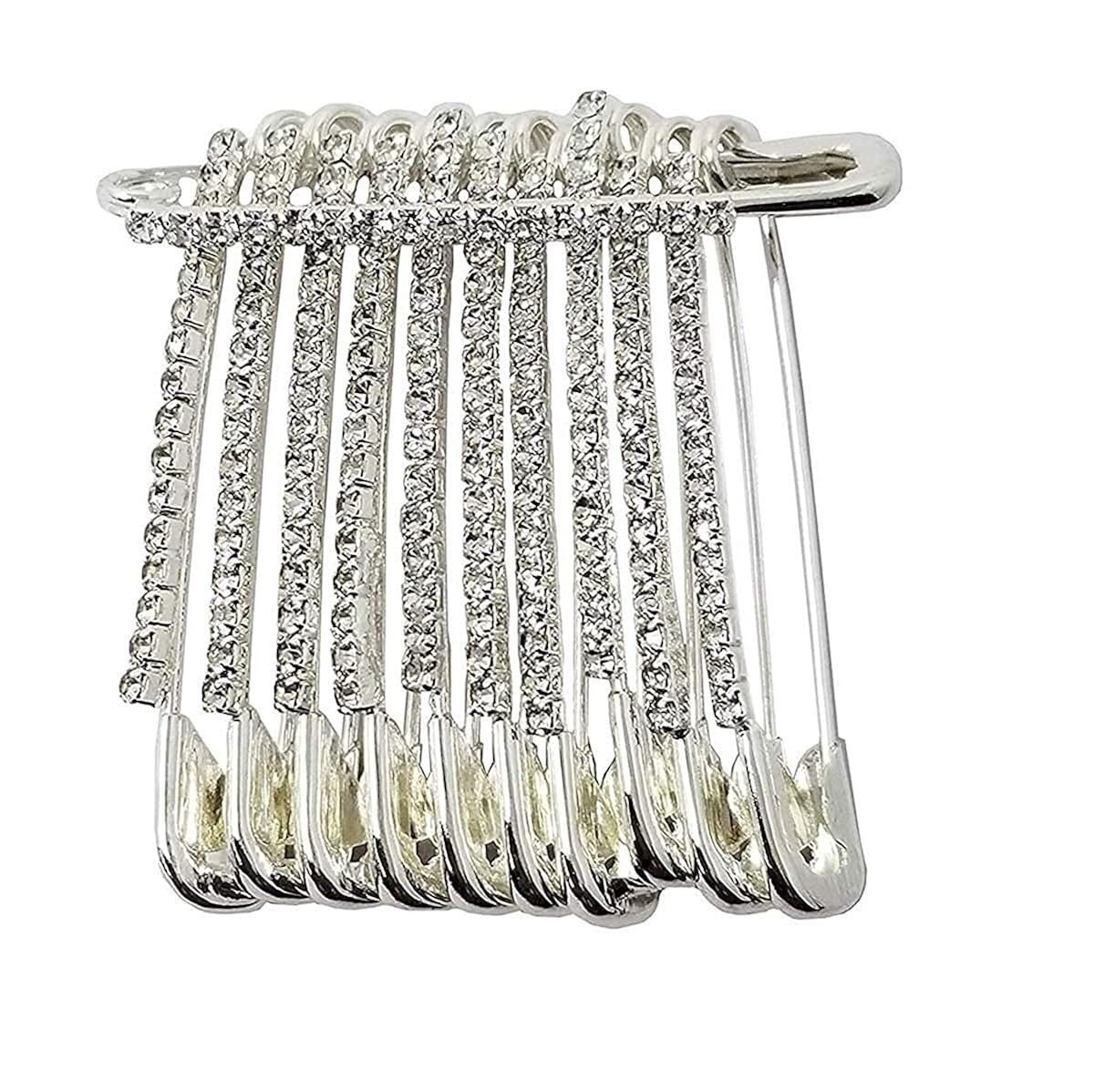 Buy VAMA Fashions Safety Pins for Saree Sari Pin Brooch Hijab Pins for ...