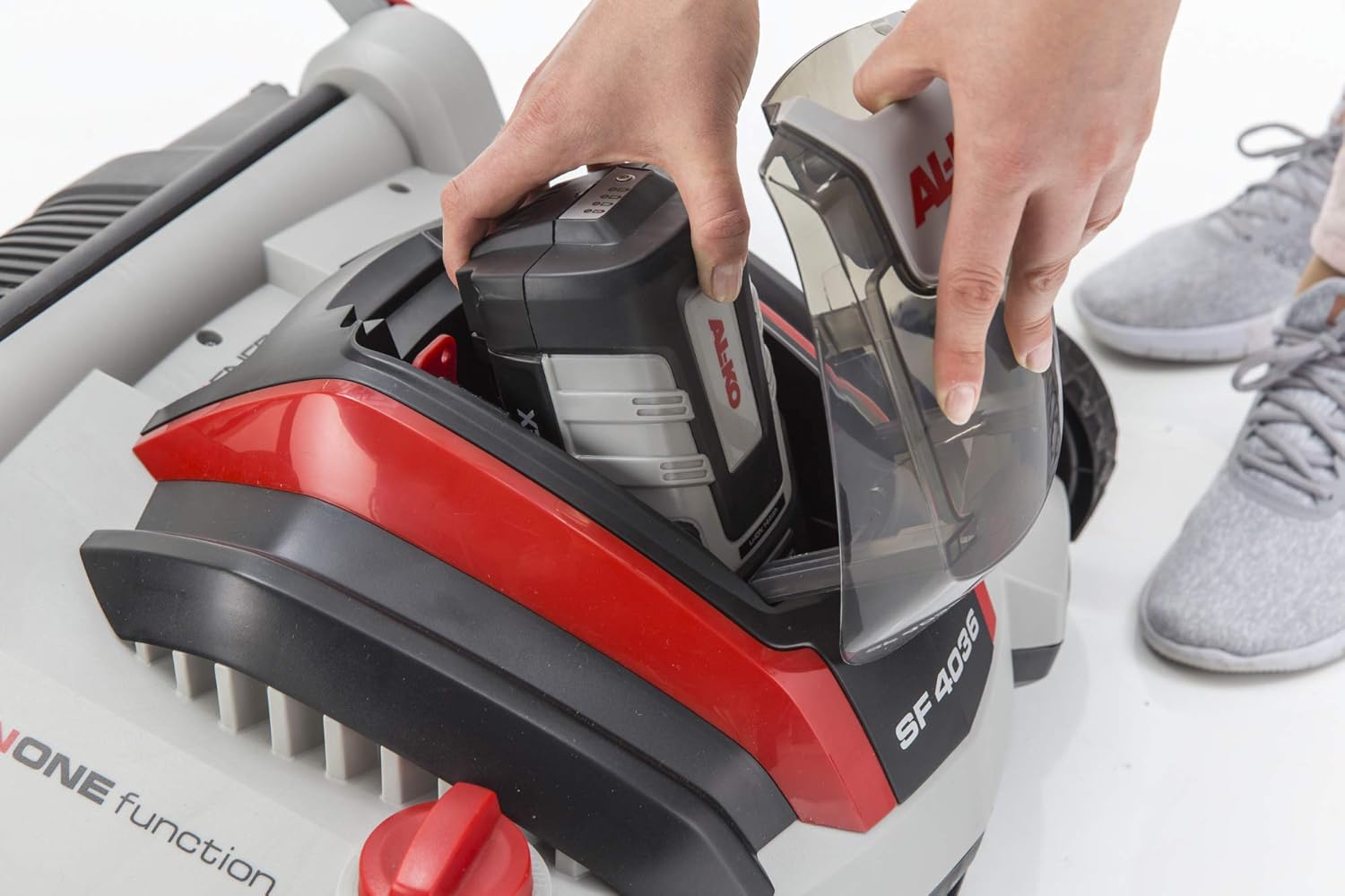 AL-KO SF 4036 Energy Flex Battery 40V Max, 36cm Working Width, 50 Litre ...