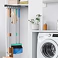 Amazon.com: PrimZooty Pull Out Broom Holder, Multifunctional Slide ...