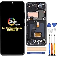 Amazon.com: Original for Samsung Galaxy S21 Ultra 5G G998 Screen Replacement SM-G998U SM-G998B ...