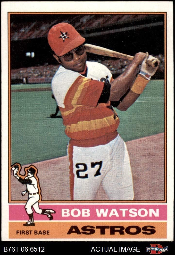 Amazon.com: 1976 Topps # 20 Bob Watson Houston Astros (Baseball Card ...