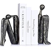 Amazon.com: Decorative Bookends for Heavy Books, Thinker Statue Book ...