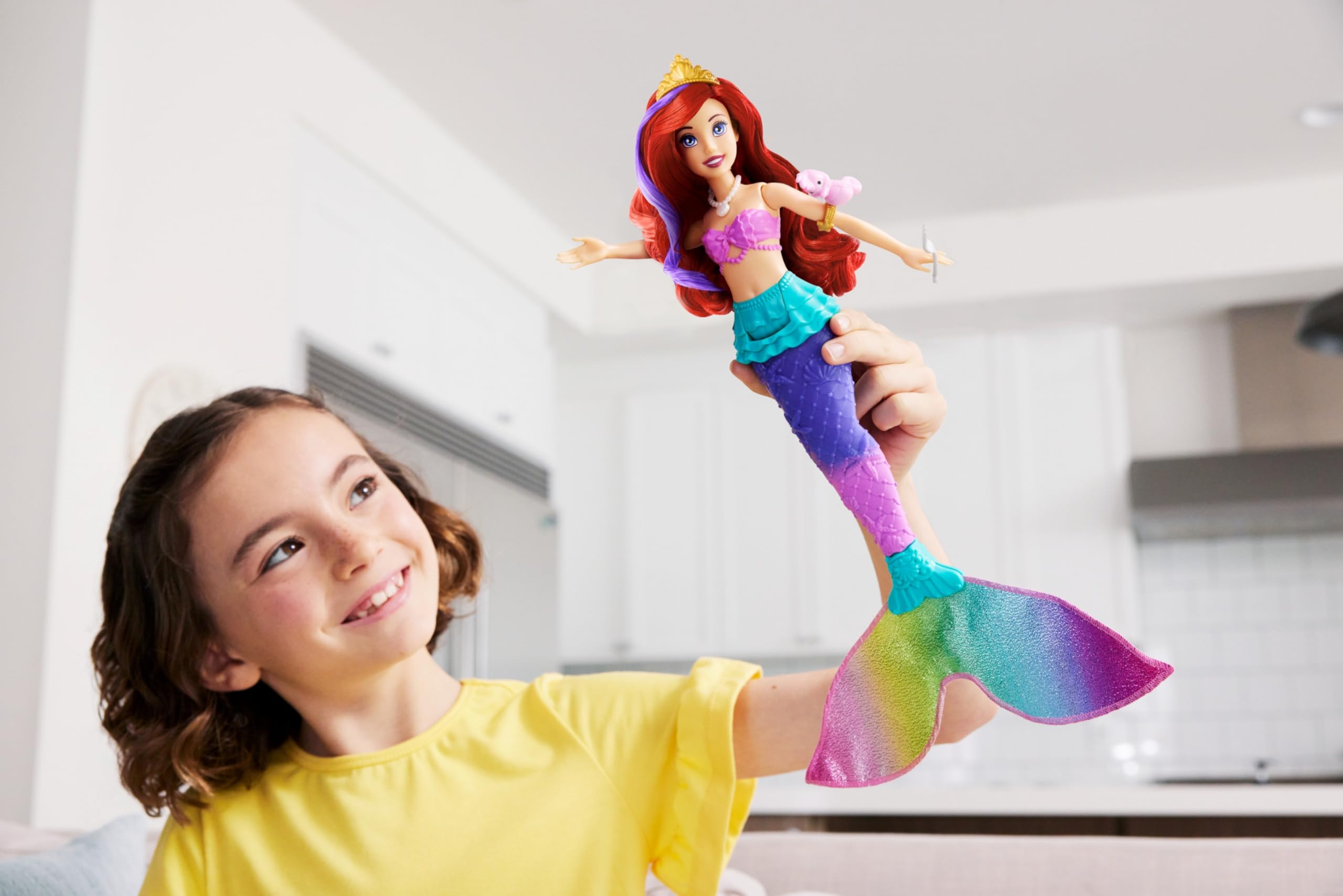 Mua Mattel Disney Princess Toys, Ariel Swimming Mermaid Fashion Doll ...