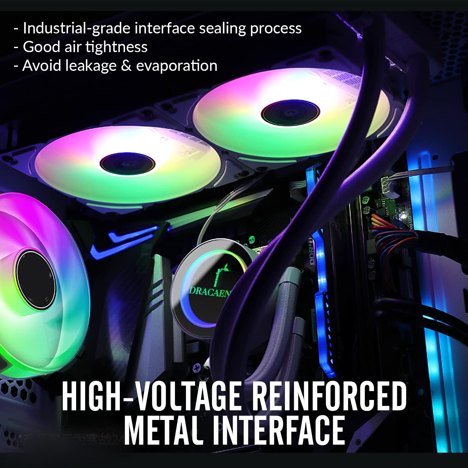 Mua Dracaena.io 360mm AIO CPU Cooler, 360mm Radiator, Leakproof ...