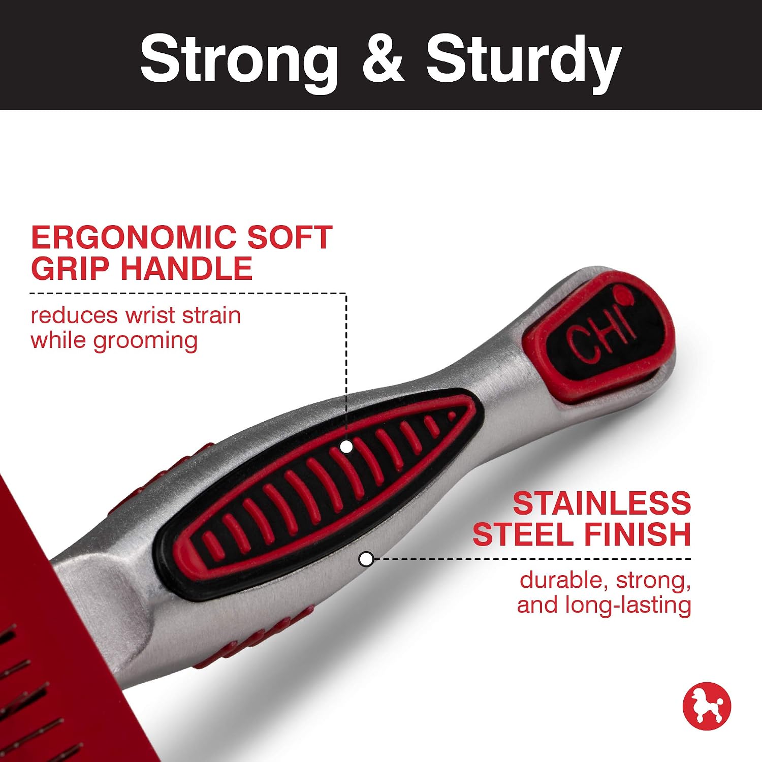 CHI Soft Pivoting Slicker Brush – Small Size – BigaMart