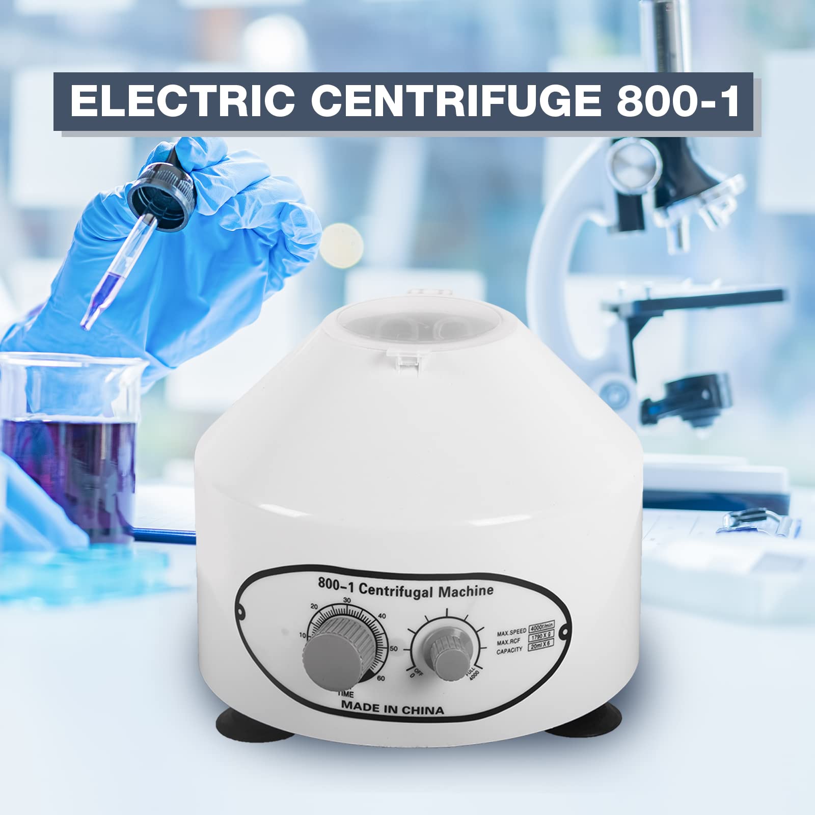 Mua Doppy Electric Laboratory Benchtop Centrifuge,Centrifuge Machine Benchtop with Timer and ...