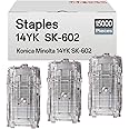 3-Pack SK602 Staple Cartridge Compatible for Konica Minolta 14YK SK-602 ...