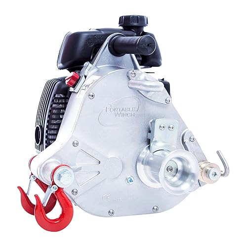 Portable Winch PCW5000 Gas-Powered Capstan Winch - 2200 lbs Pulling ...