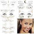Amazon.com : 10 Sheets Face Tattoos Sticker, Freckle Sticker and Face ...