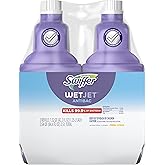 Amazon.com: Swiffer WetJet Antibacterial Solution Refill for Floor Mopping and Cleaning, All ...