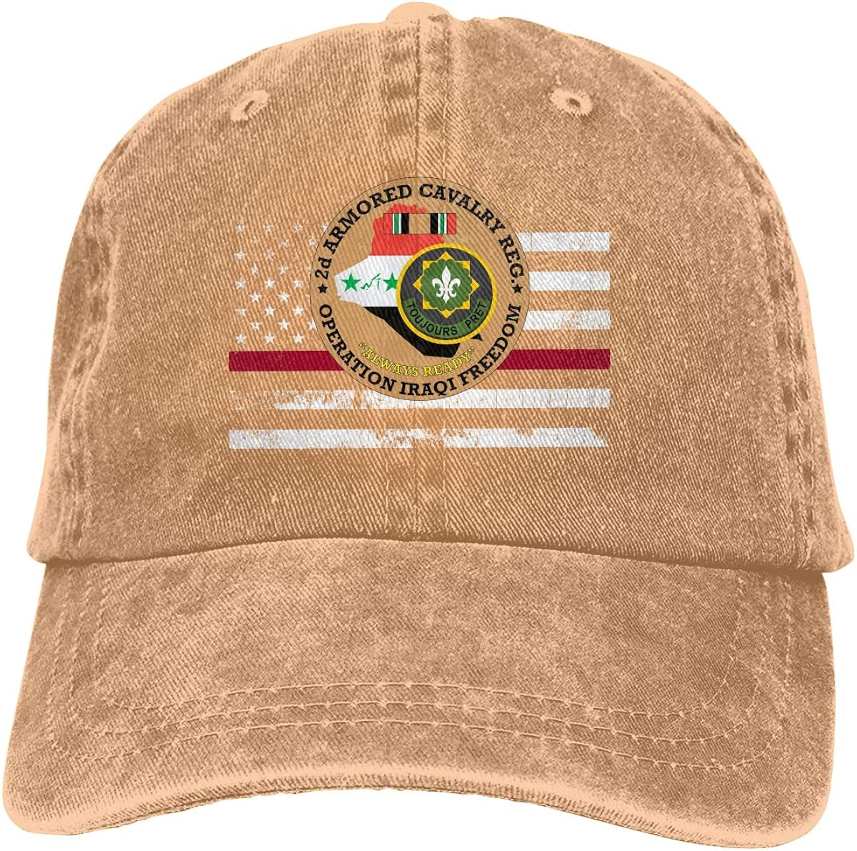 2nd Armored Cavalry Regiment OIF Mans Baseball Cap Dad Hat at Amazon ...