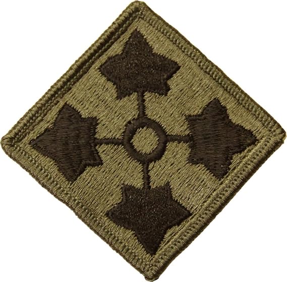 Amazon.com: 4th Infantry Division Patch Subdued: Clothing