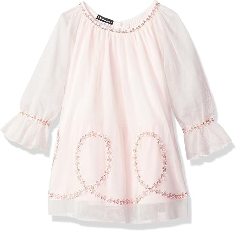 Amazon.com: Kate Mack Girls' Rumba Roses Netting Dress: Clothing