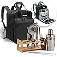 Amazon.com: Bartender Bag Only - Travel Bar Backpack - Organize Your ...