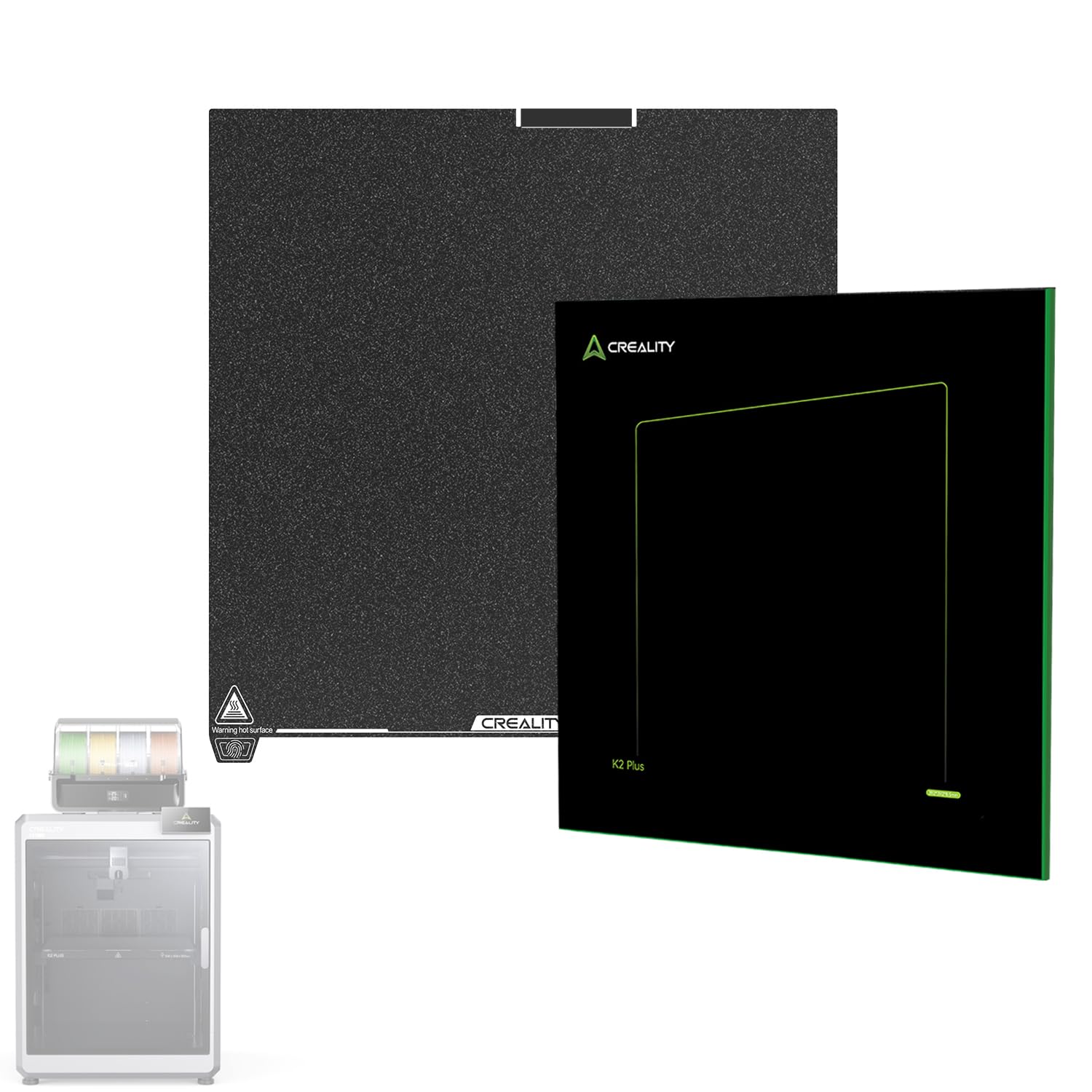 Creality Upgraded K2 Plus PEI Frosted Build Plate Kit (370 * 370mm ...