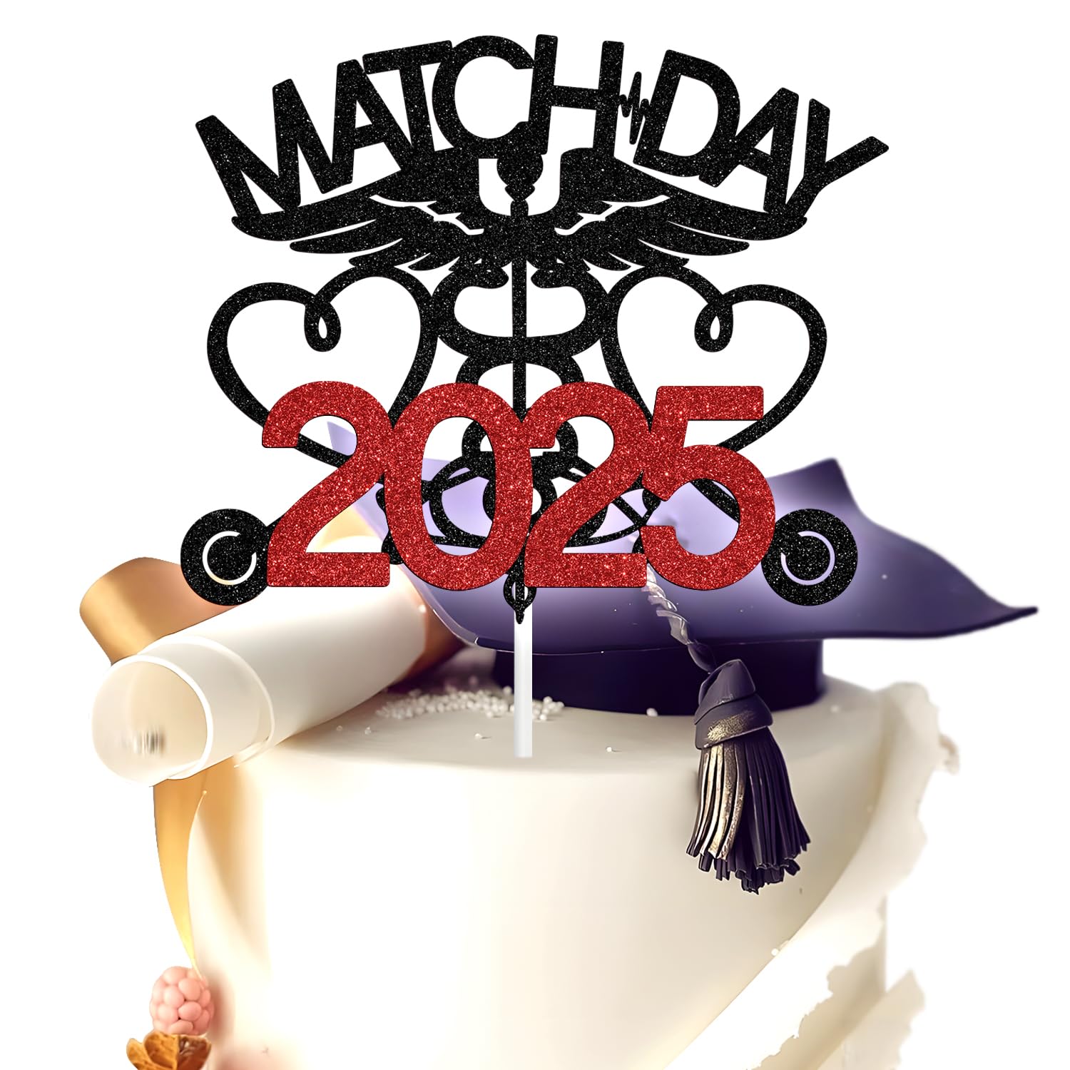 Happy Match Day 2025 Cake Topper, It's A Match, Congrats on Matching ...
