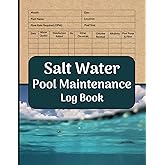 Pool Log Book: Water Chemistry and Maintenance Record for Swimming Pool ...
